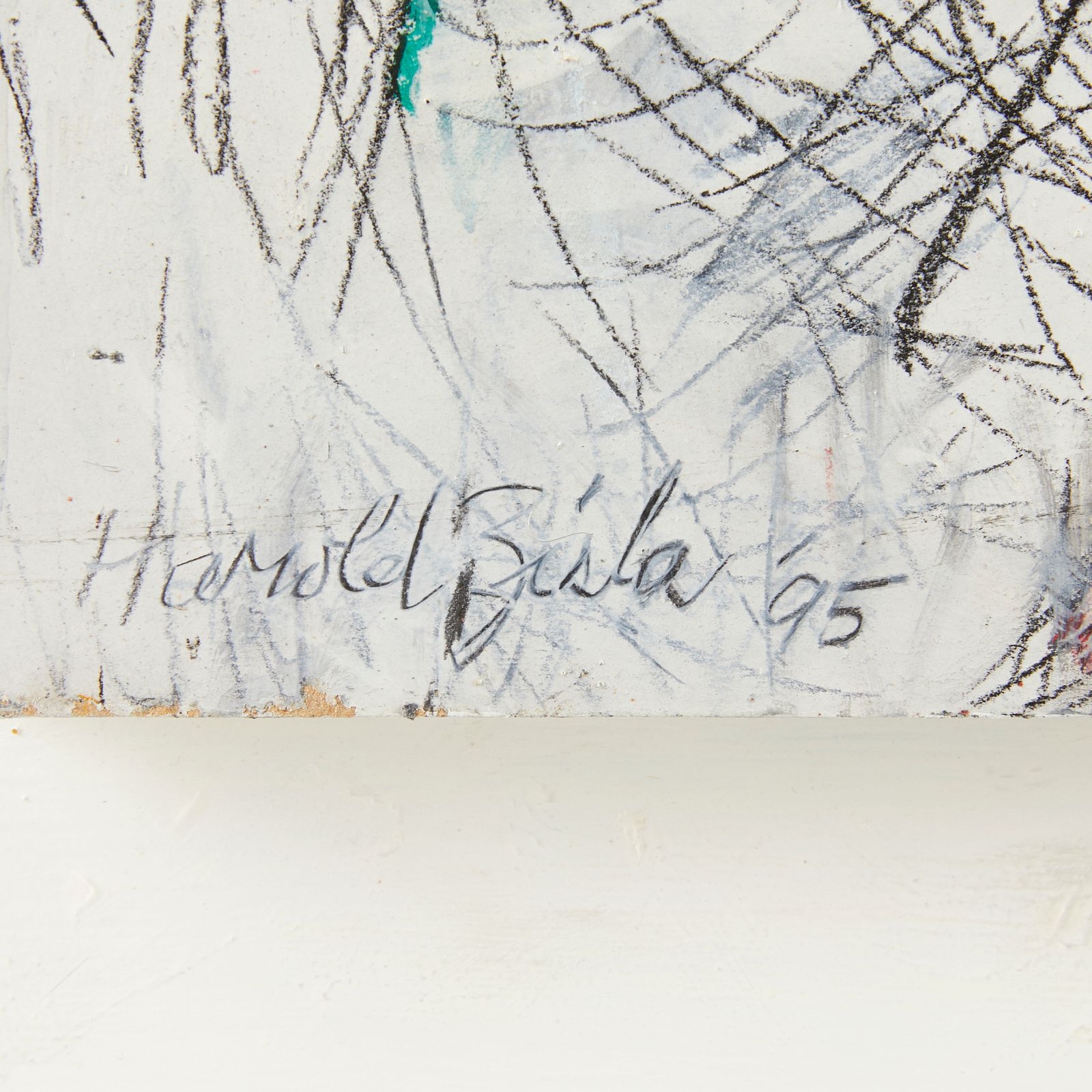 Harold Zisla | Harold Zisla Interruptus Abstract Painting (1995 ...