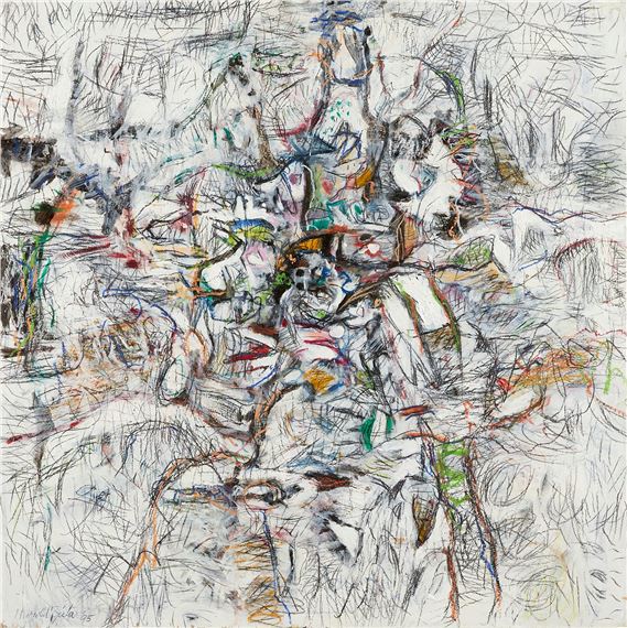 Harold Zisla | Harold Zisla Interruptus Abstract Painting (1995 ...