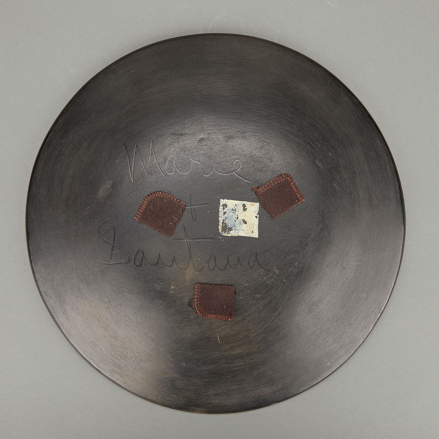 Maria Montoya Martinez | Maria & Santana Martinez Plate w/ Feather ...