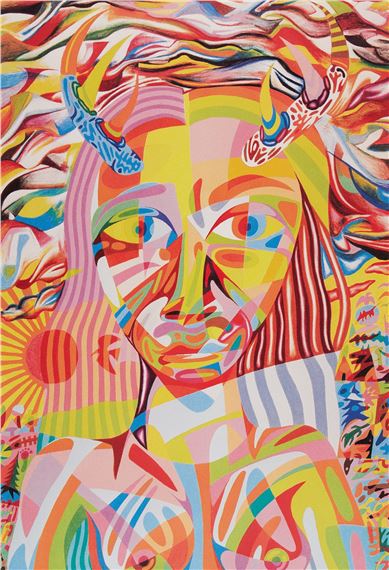 Frank Big Bear | Frank Big Bear Screenprint 1997 (1997) | MutualArt