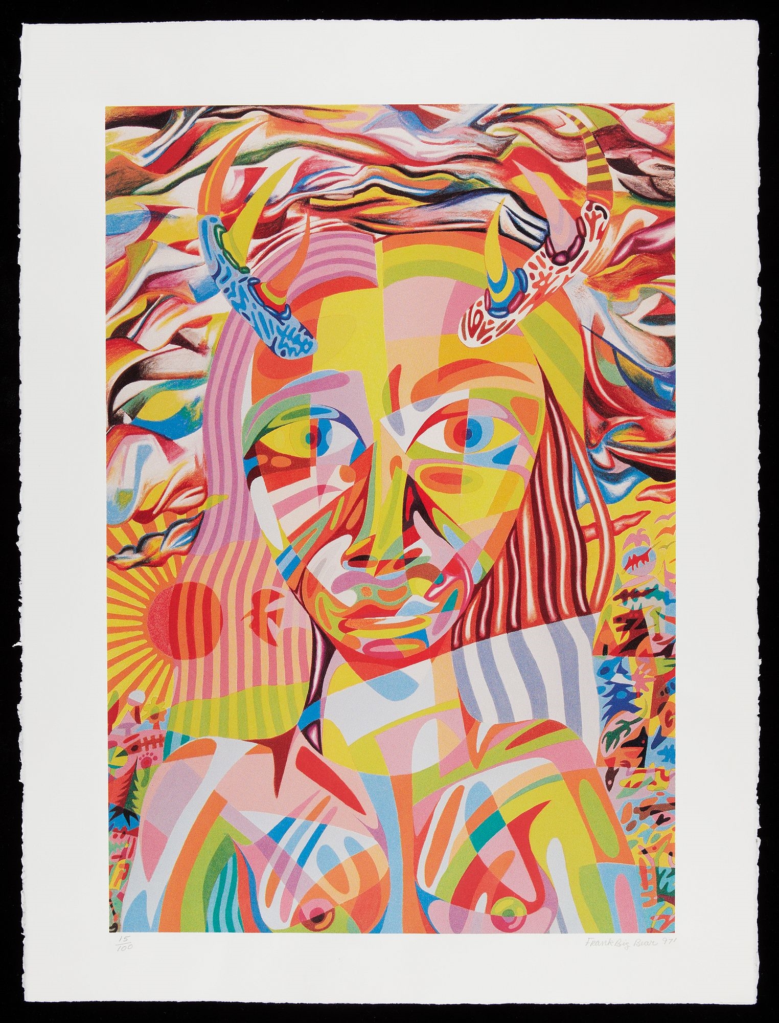 Frank Big Bear | Frank Big Bear Screenprint 1997 (1997) | MutualArt