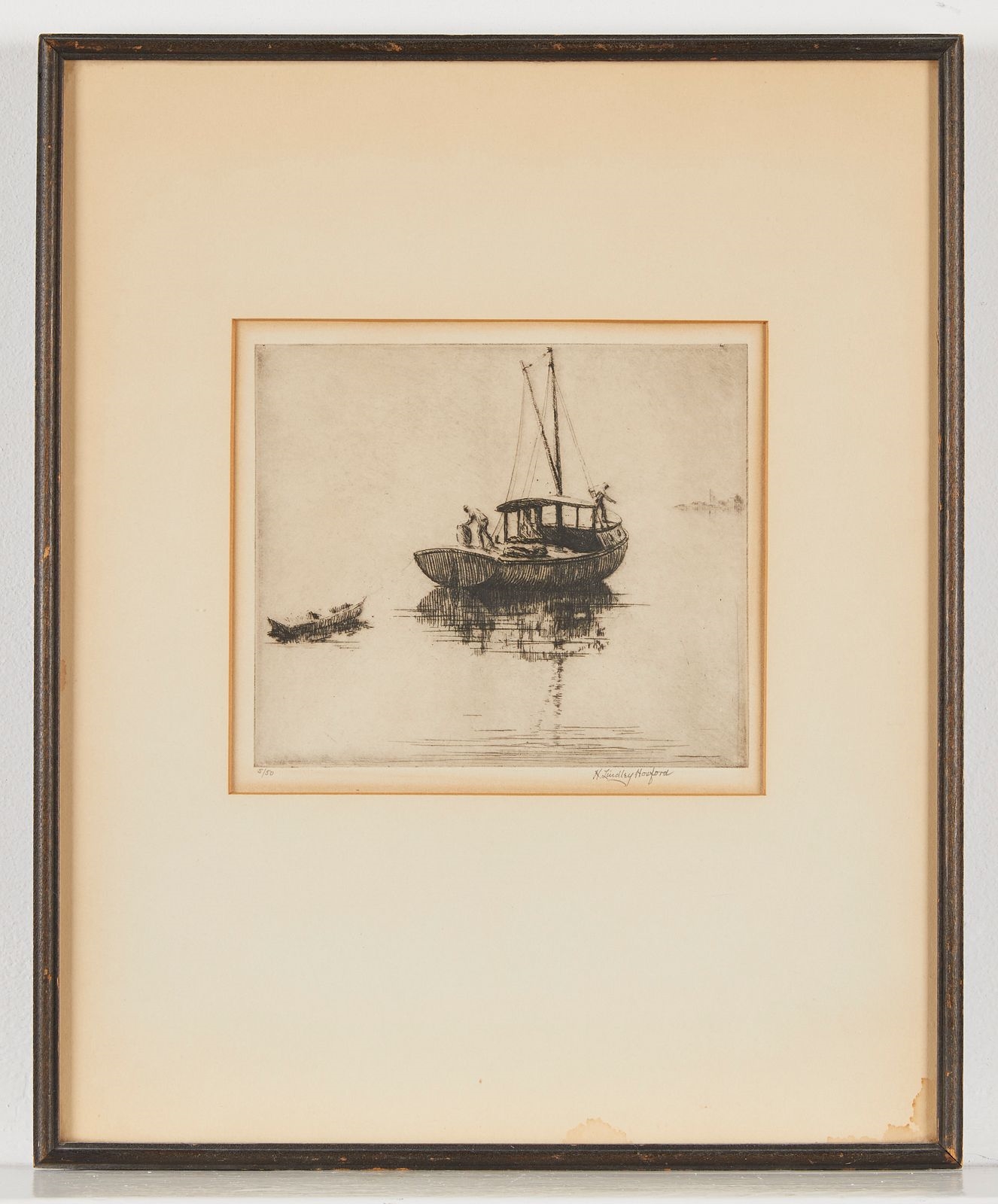 Harry Lindley Hosford | H. Lindley Hosford Fishing Boat Etching | MutualArt