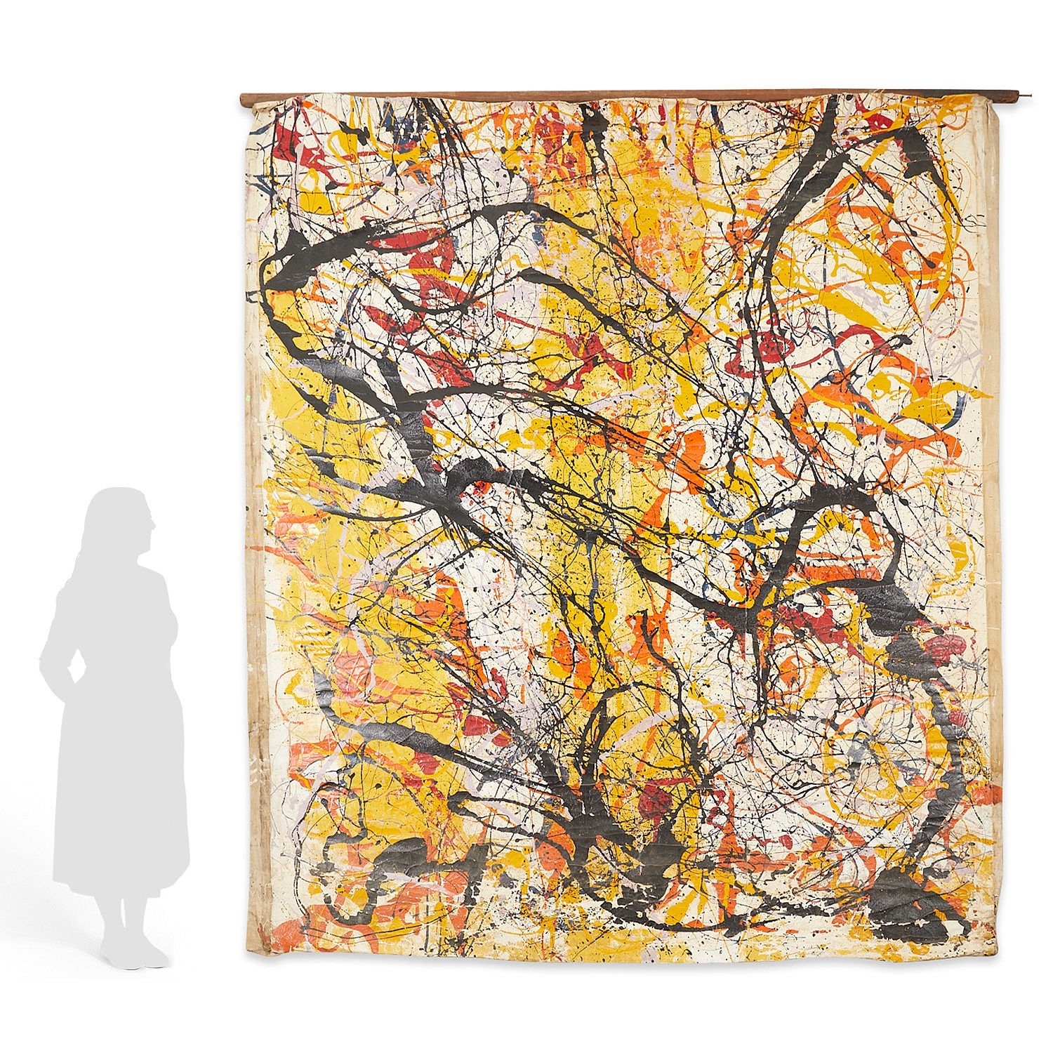 Jackson Pollock | Very Large Painting Style of Jackson Pollock | MutualArt