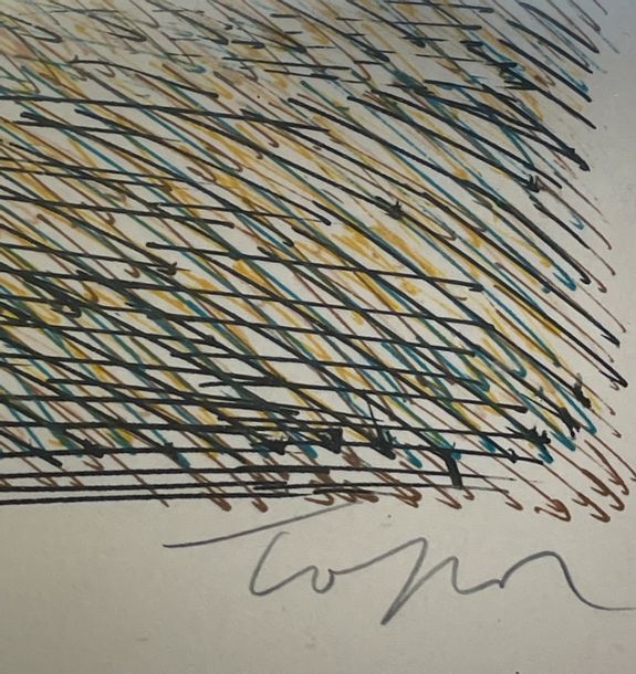 Roland Topor | Je sème à tout vent. Color lithograph printed on Arches ...