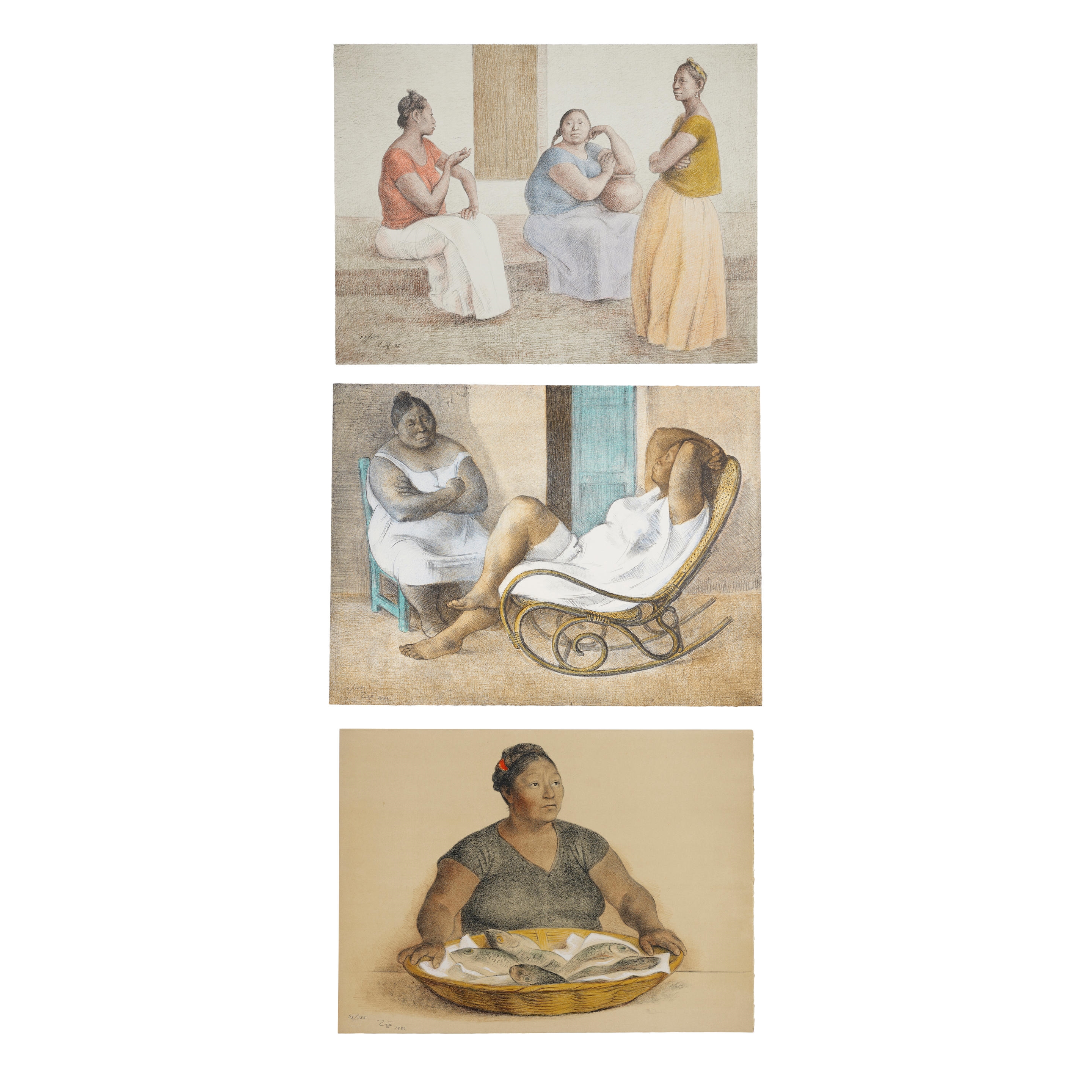 Francisco Zuñiga | A Group of 3 Lithographs 3 (1980) | MutualArt