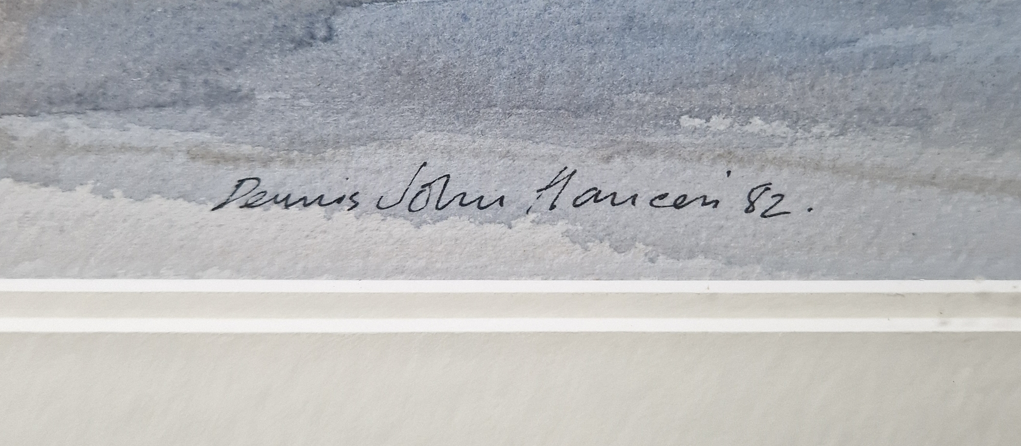 Dennis John Hanceri | Crane vessel near rig | MutualArt