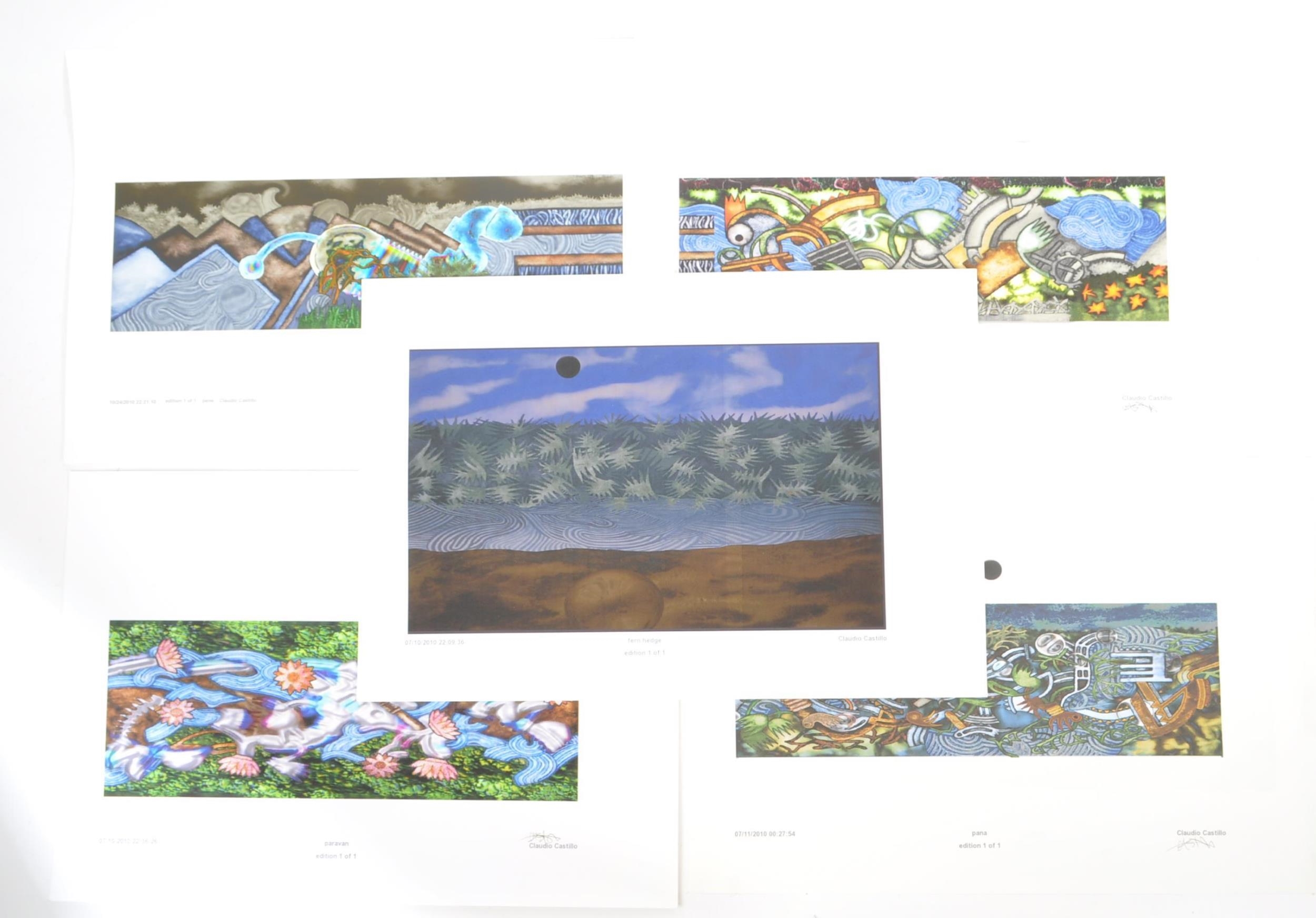 Claudio Castillo | FIVE CONTEMPORARY LIMITED EDITIONS 1/1 PRINTS BY ...