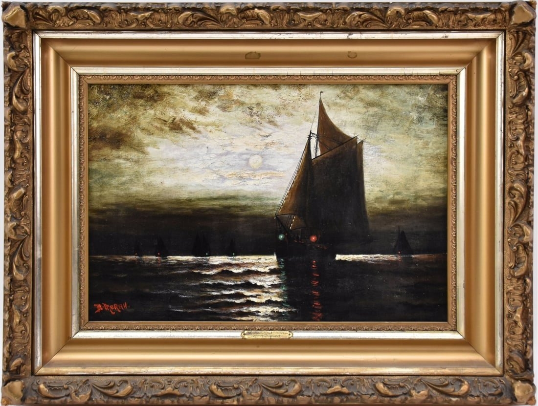 Edward Moran | Moonlight | MutualArt