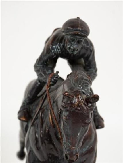 Pierre-Jules Mene | 2 Cast Plaster Horse Statues (2000) | MutualArt