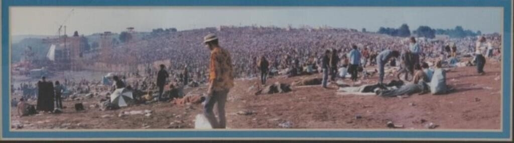 Arnold Skolnick | Framed Woodstock Festival Poster | MutualArt