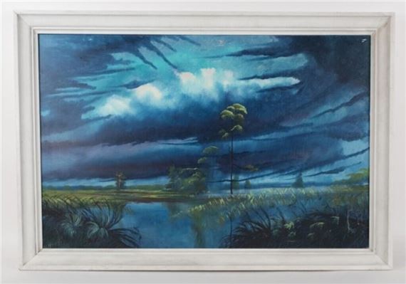 Rodney Demps | Rodney Demps, Florida Highwaymen Painting (1950s ...