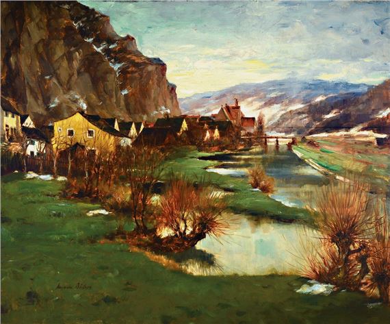 August Bocher | March at the Altmühl (1926) | MutualArt