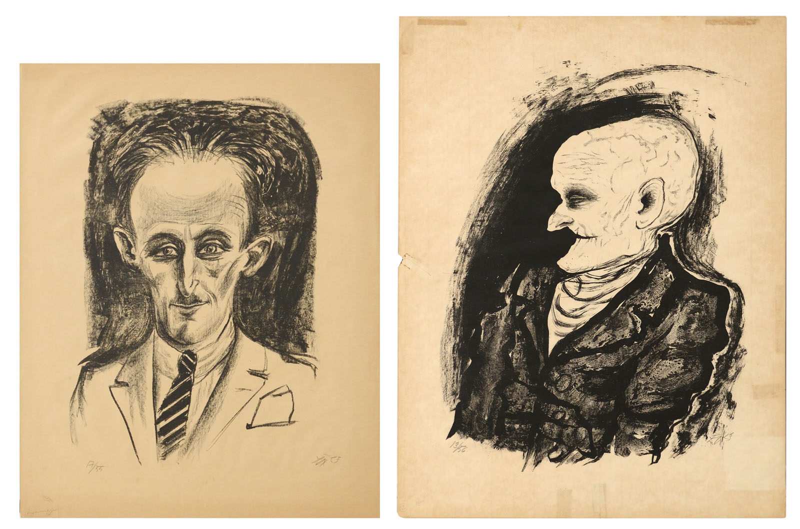 Otto Dix | Portrait of Angermayer (1923) | MutualArt