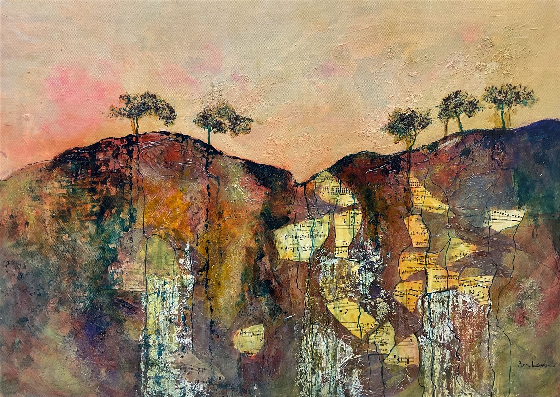 Ann Lamb | Autumn Tree Line | MutualArt
