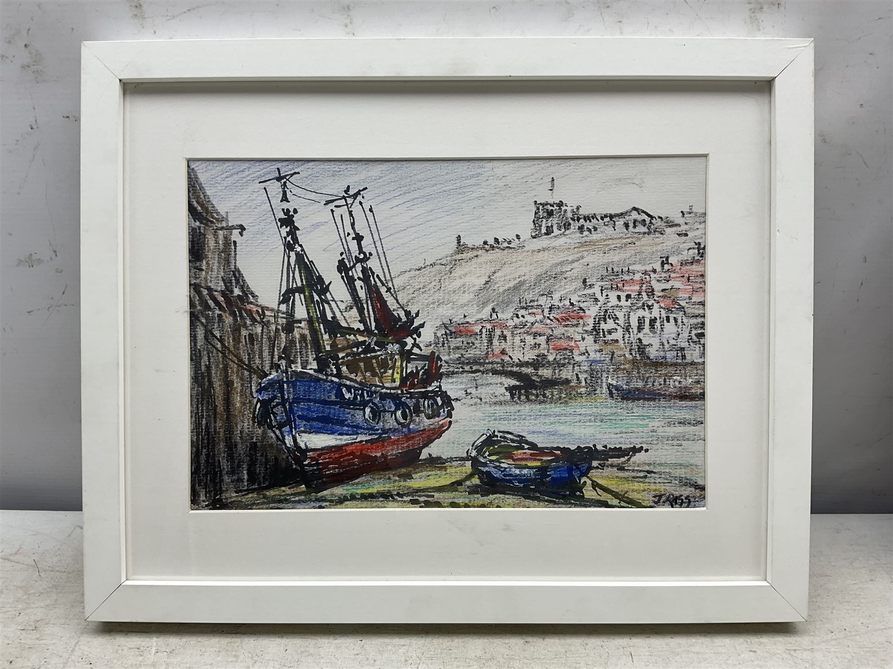 Jack Rigg | Boats in Whitby Harbour (2016) | MutualArt