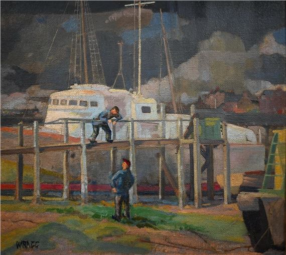 Carl L. Wragg | The White Boat | MutualArt