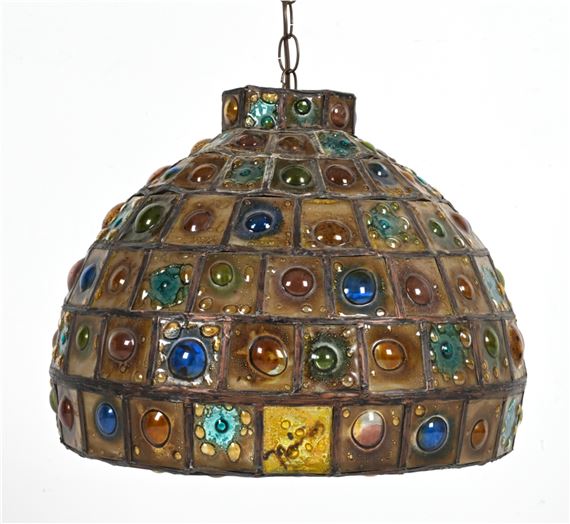 Felipe Derflingher | FELIPE DERFLINGHER FEDERS STAINED GLASS CHANDELIER ...