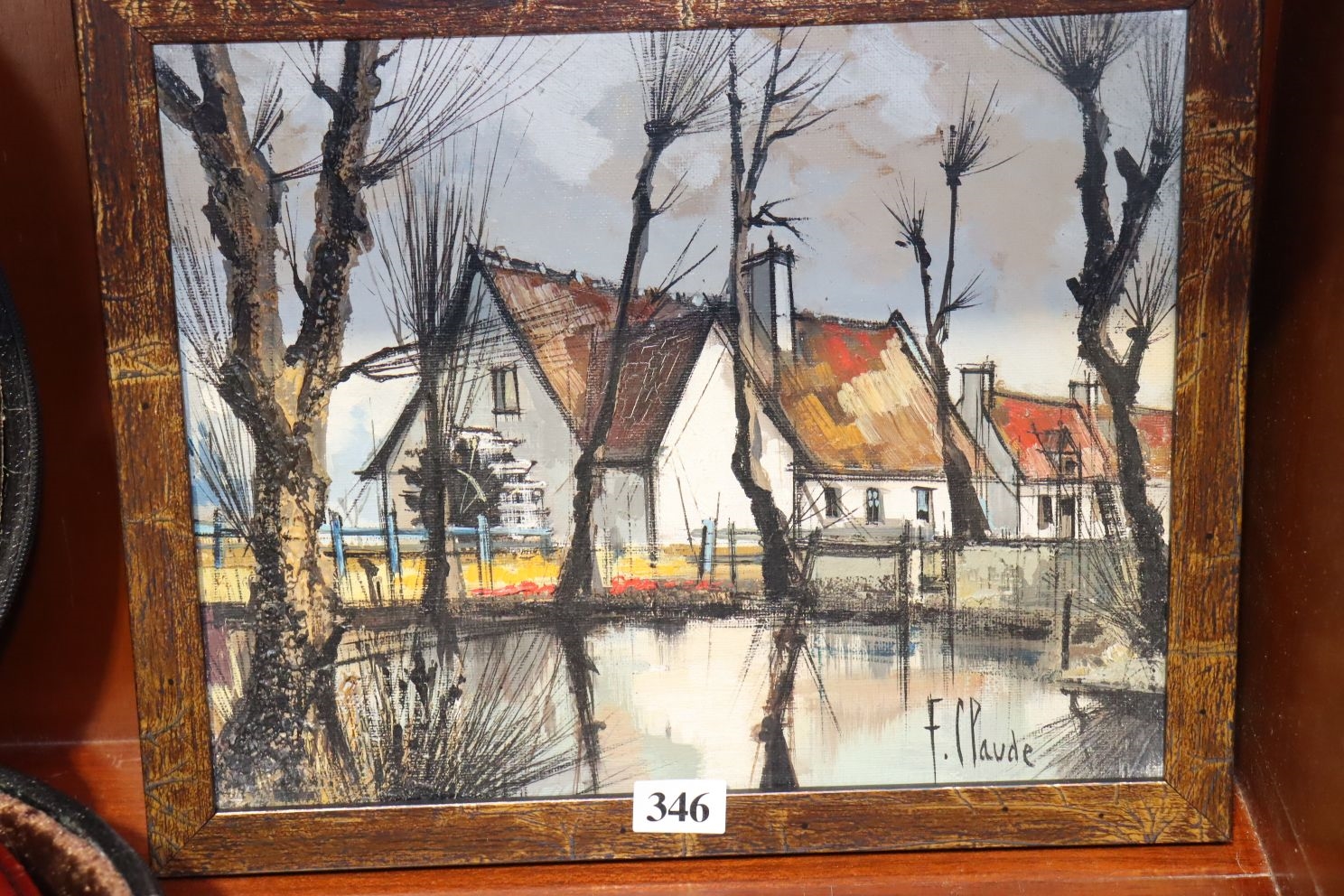 Claude Fauchère | A French Country Scene of a Watermill | MutualArt