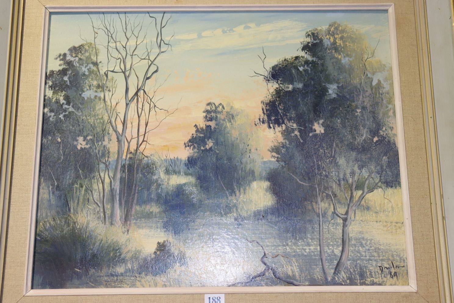 David Clyde Dridan | River Landscape (1969) | MutualArt