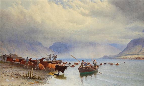 Anthony Carey Stannus | Herding them Home | MutualArt