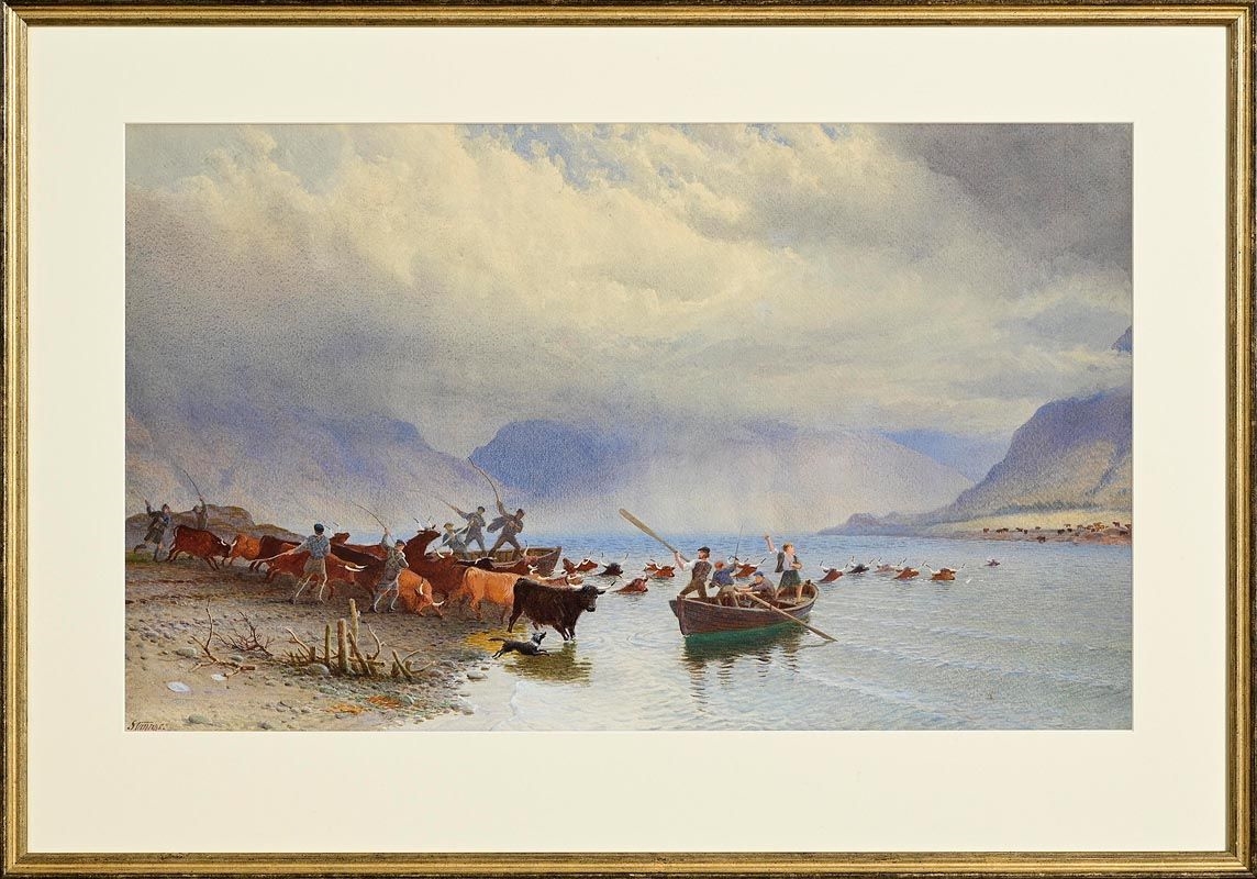 Anthony Carey Stannus | Herding them Home | MutualArt