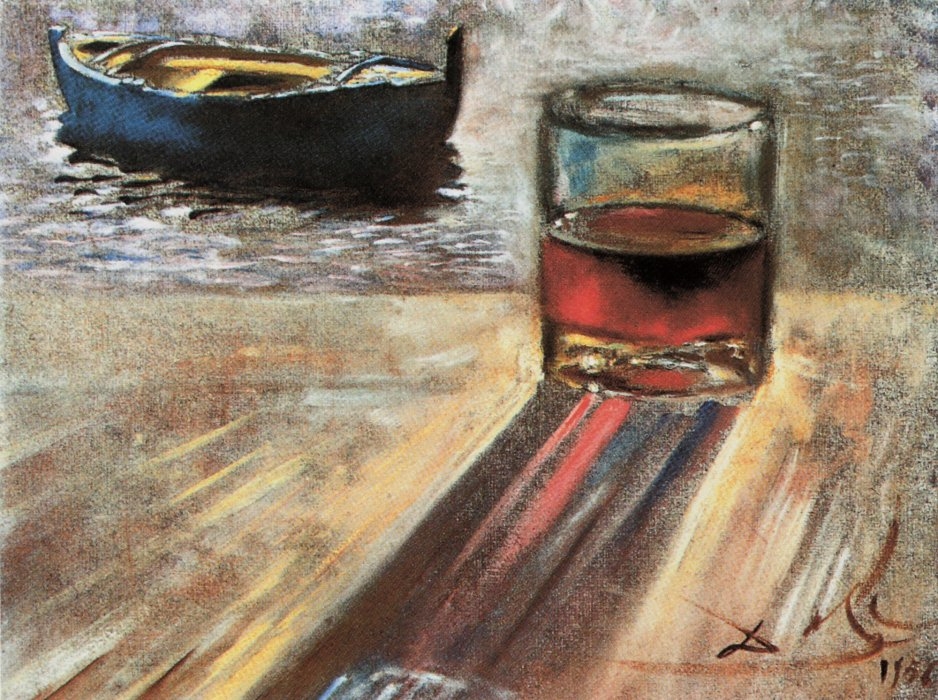 Salvador Dalí | Wine Glass and Boat | MutualArt