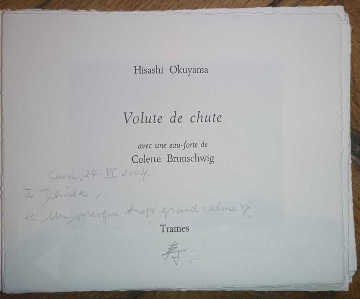 Colette Brunschwig | Hasashi Okuyama | MutualArt