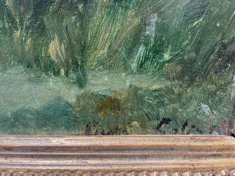 Gustave Colin | Oil on canvas signed lower right | MutualArt