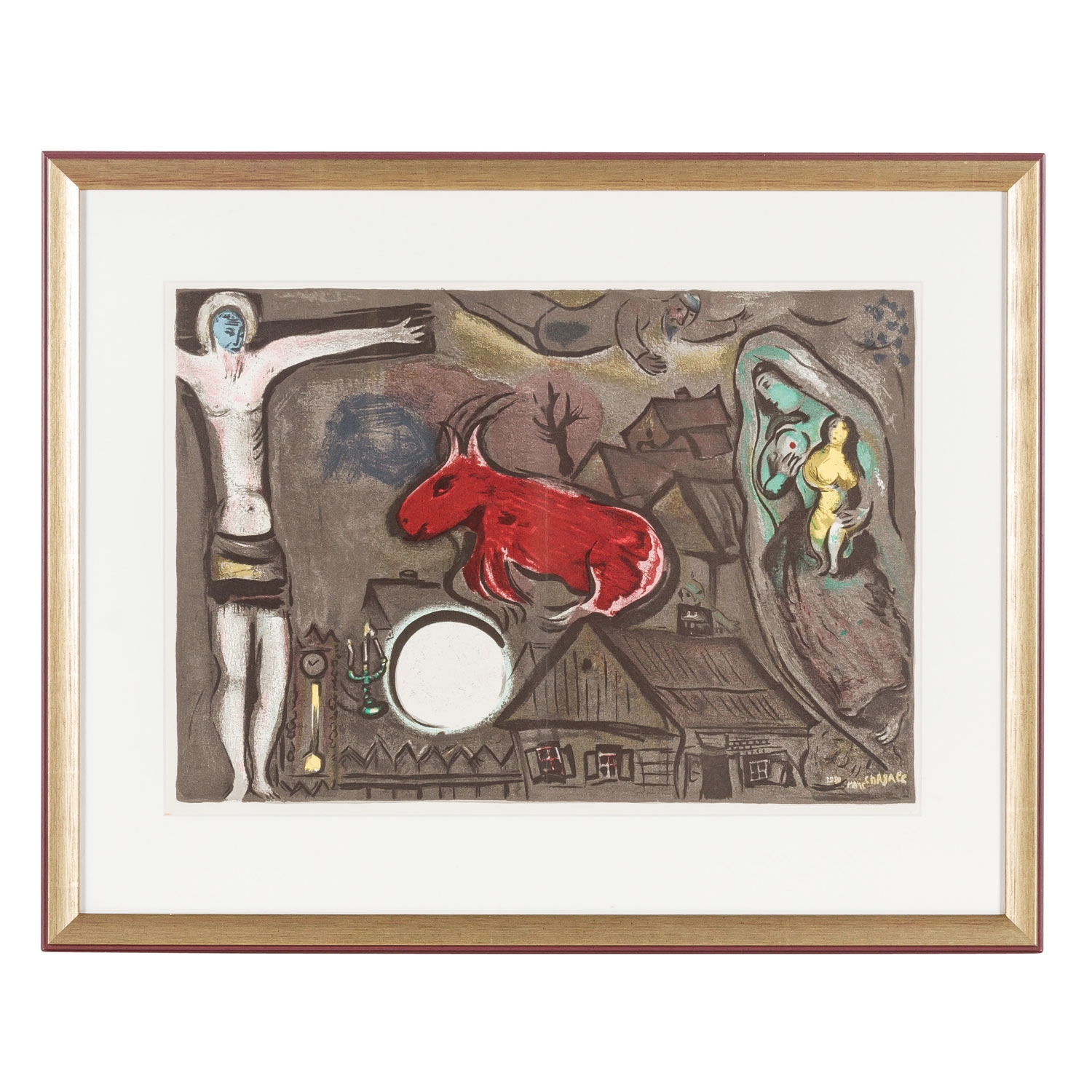 Marc Chagall | Jesus on the cross | MutualArt