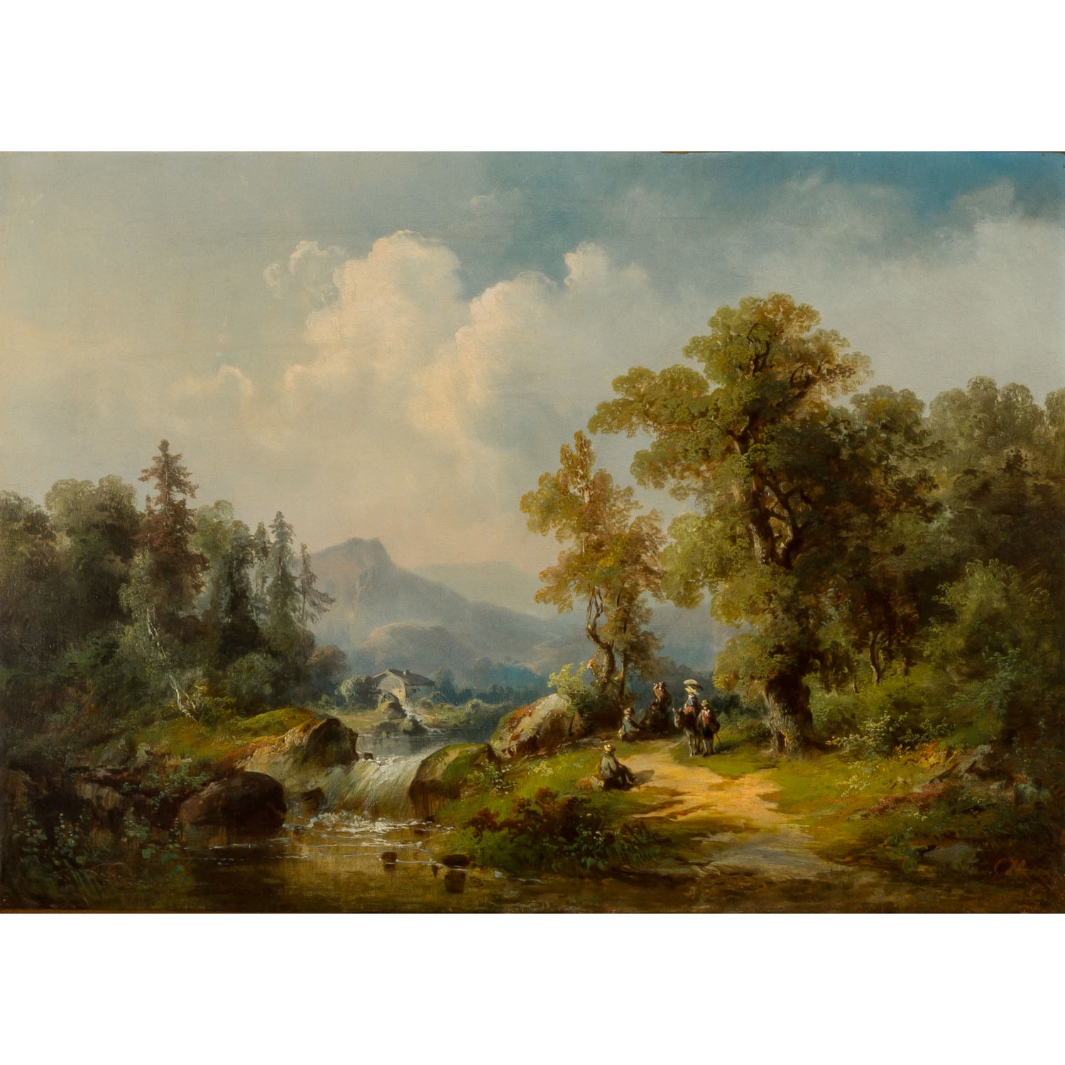 Guido Hampe | Hirsch am Fluss | MutualArt