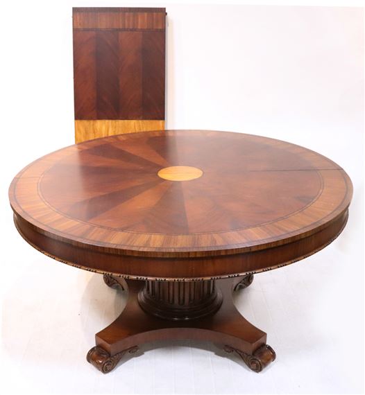 Ethan Allen | Ethan Allen Classical Custom Pedestal Dining Table ...