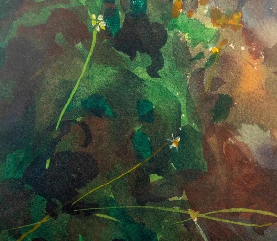 Lawrence Jerrold Gluck | Larry Jerrold Gluck Untitled Watercolor on ...