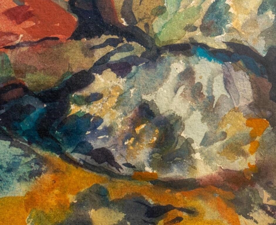 Lawrence Jerrold Gluck | Larry Jerrold Gluck Untitled Watercolor on ...