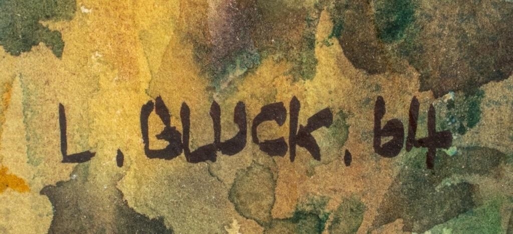 Lawrence Jerrold Gluck | Larry Jerrold Gluck Untitled Watercolor on ...