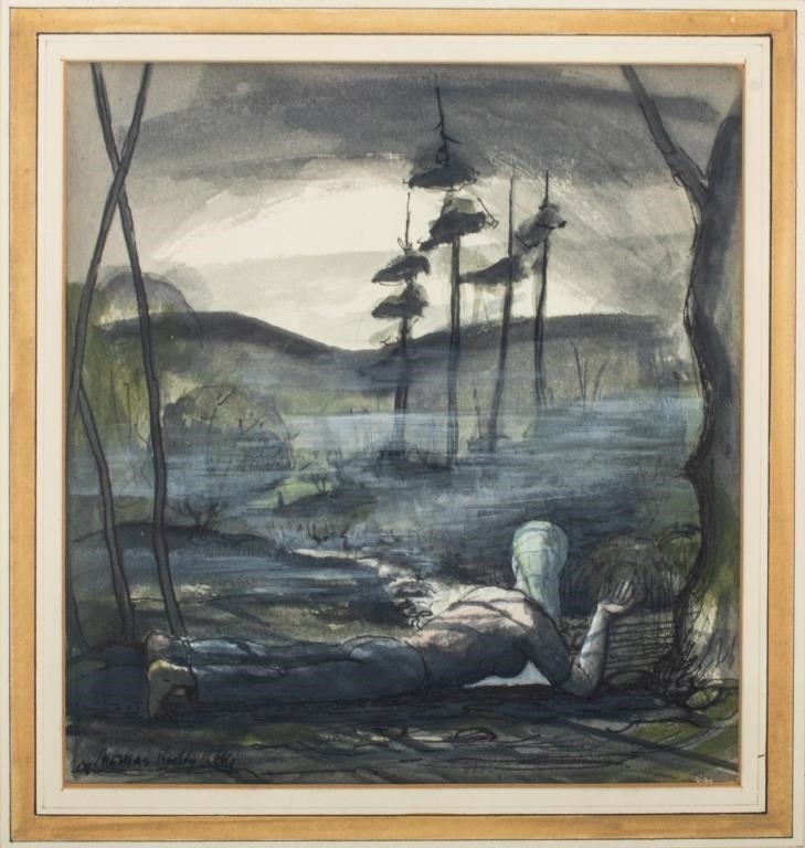 Thomas Reilly Dibble | Thomas Reilly Dibble Landscape Watercolor on ...