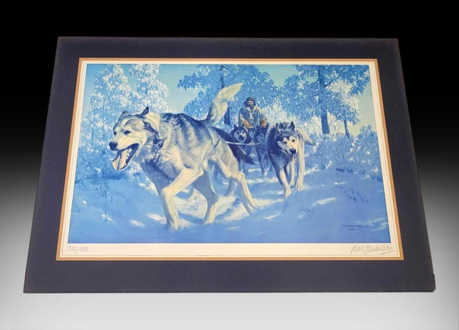 Fred Machetanz | Into the Home Stretch | MutualArt