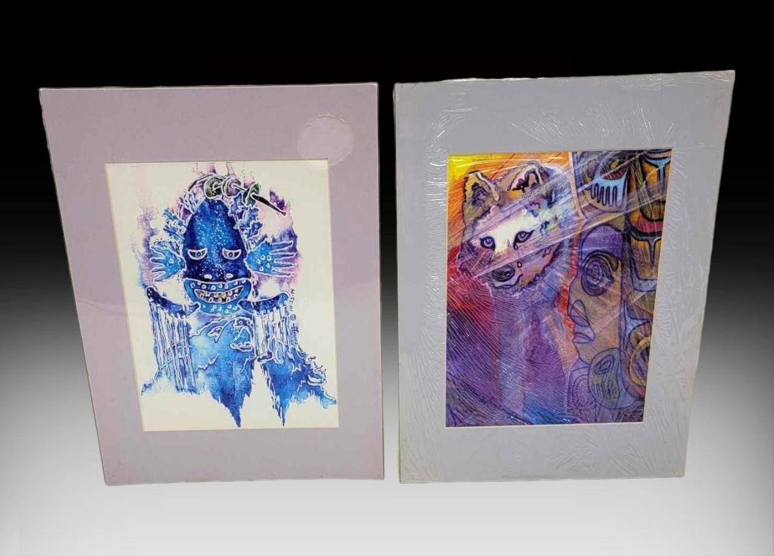 Helen J. Simeonoff | We Sing to the Bubble Mask; Tear Drop Wolf | MutualArt