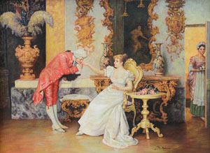 Jean Philipe Moreno | Gallant scene | MutualArt