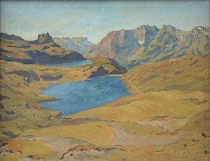 Edmondo Poletti | Mountain Lakes (1934) | MutualArt