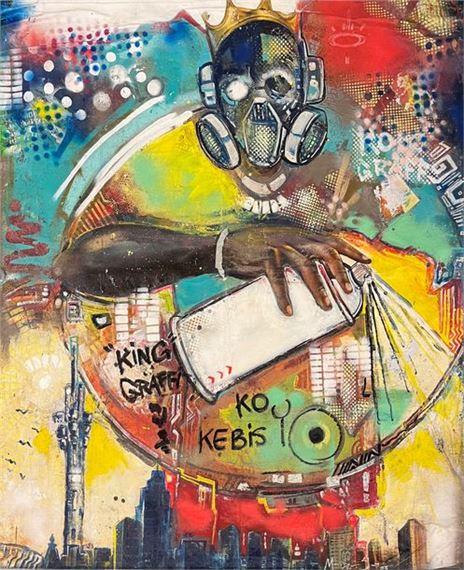 Gaultier Mayemba | King graffiti Kinshasa (2023) | MutualArt