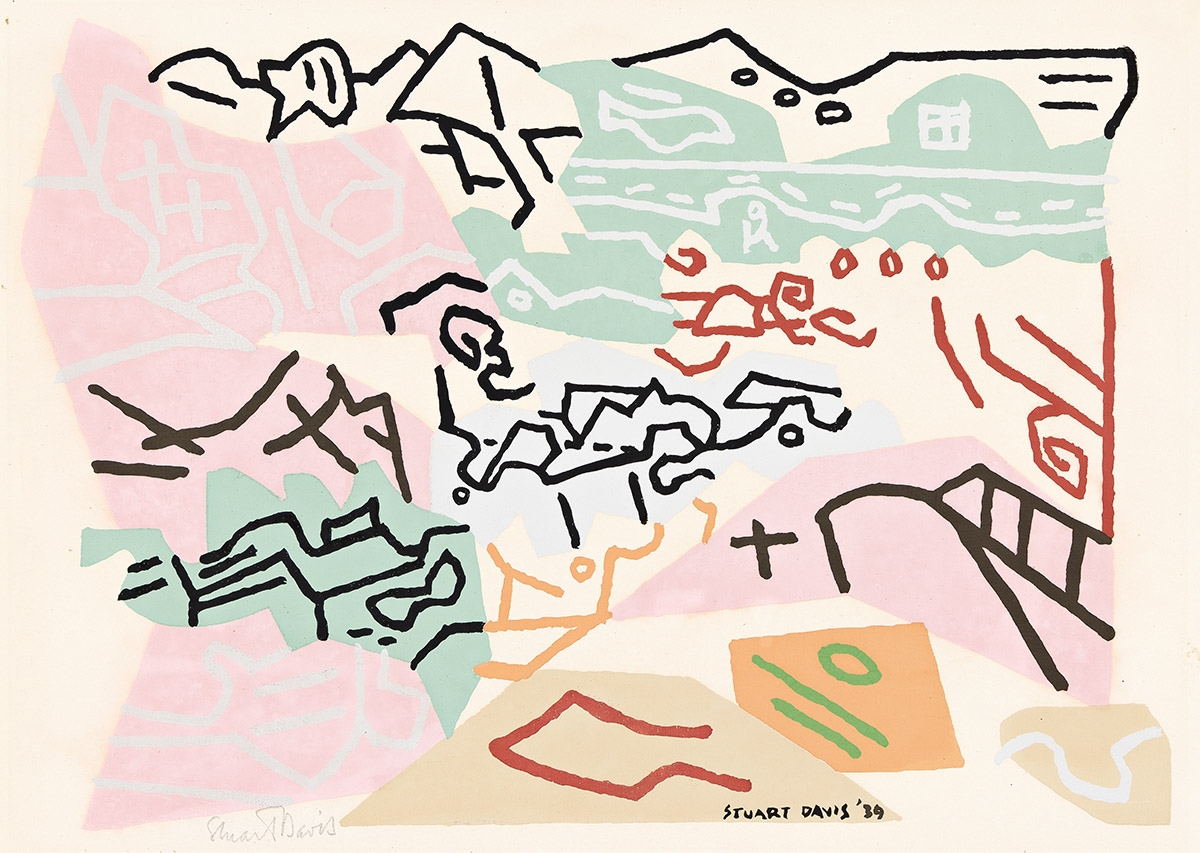 Stuart Davis | Artist in Search of a Model (1931) | MutualArt