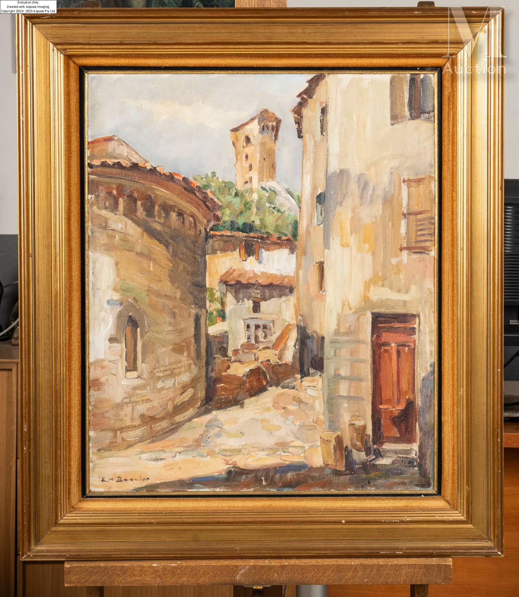 M. Bouvier | Village dans le Sud | MutualArt