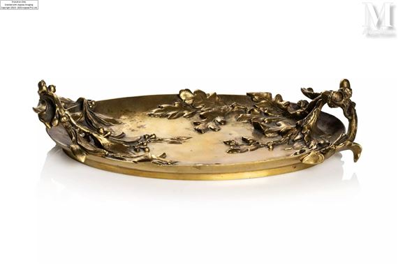 Albert Marionnet | leaves and fruits making a handle on one side ...