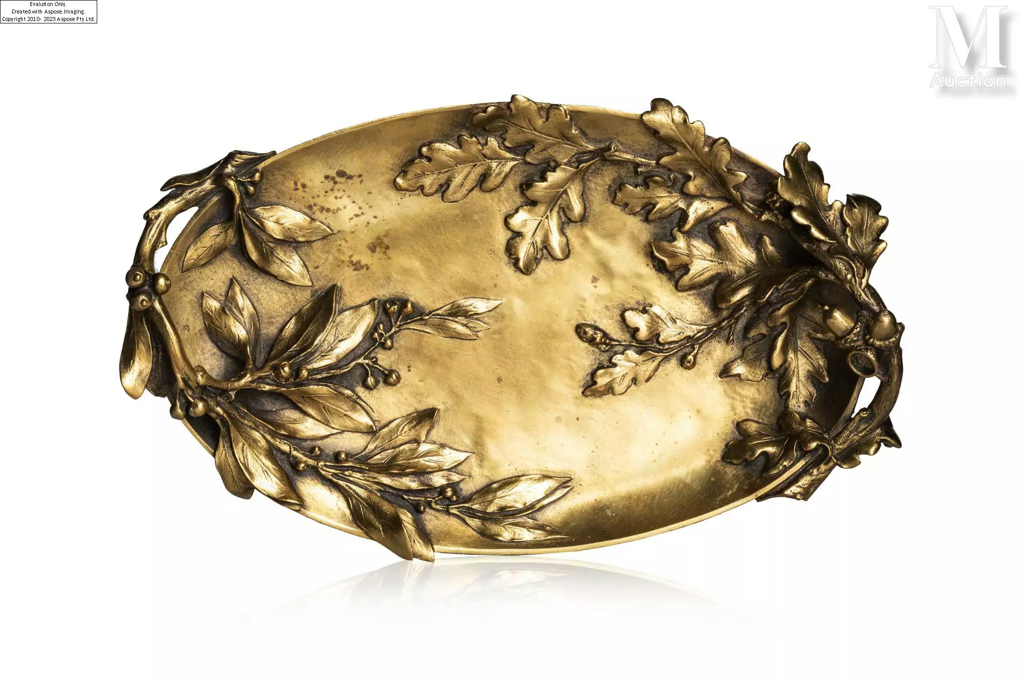 Albert Marionnet | leaves and fruits making a handle on one side ...
