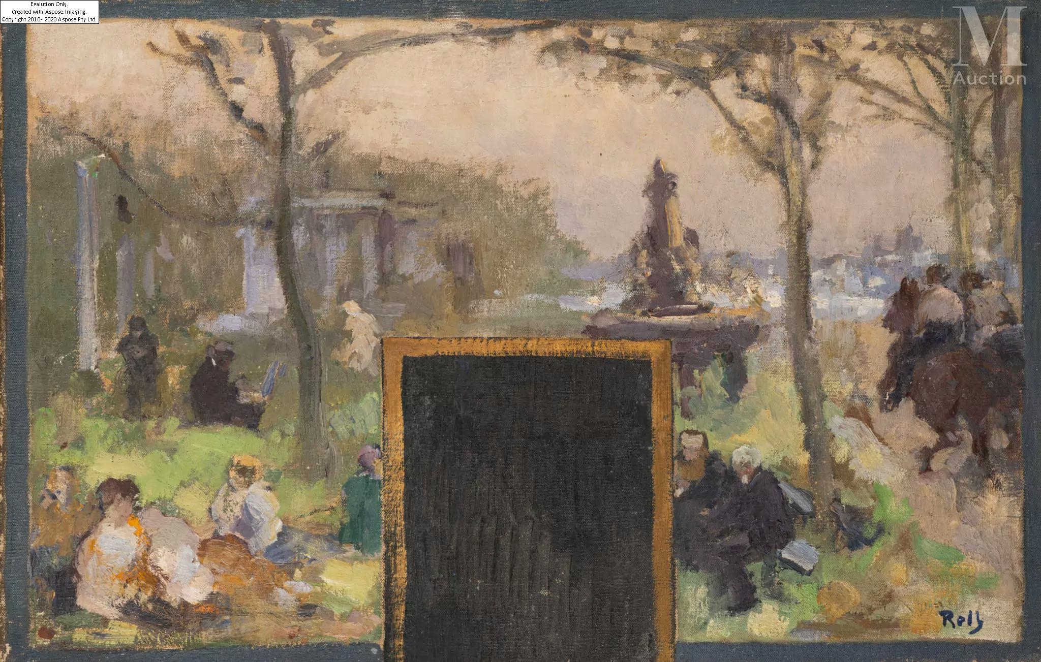 Alfred-Philippe Roll | Maquette de décoration monumentale | MutualArt