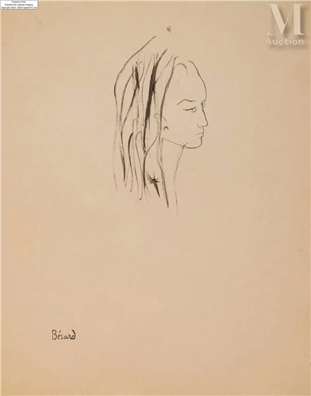 Christian Bérard | Portrait de femme | MutualArt