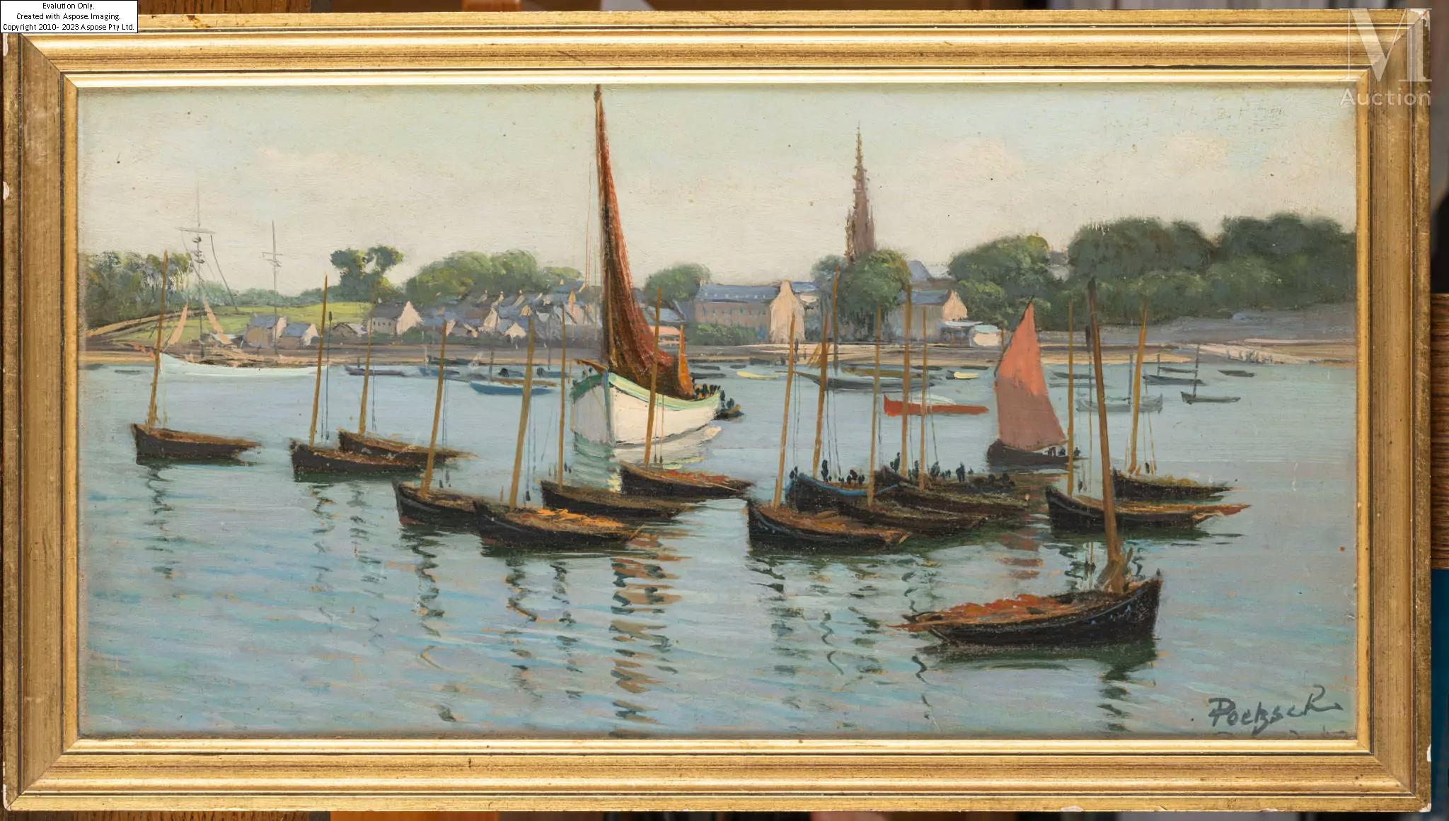 Gustave Poetzsch | Bénodet (1920) | MutualArt