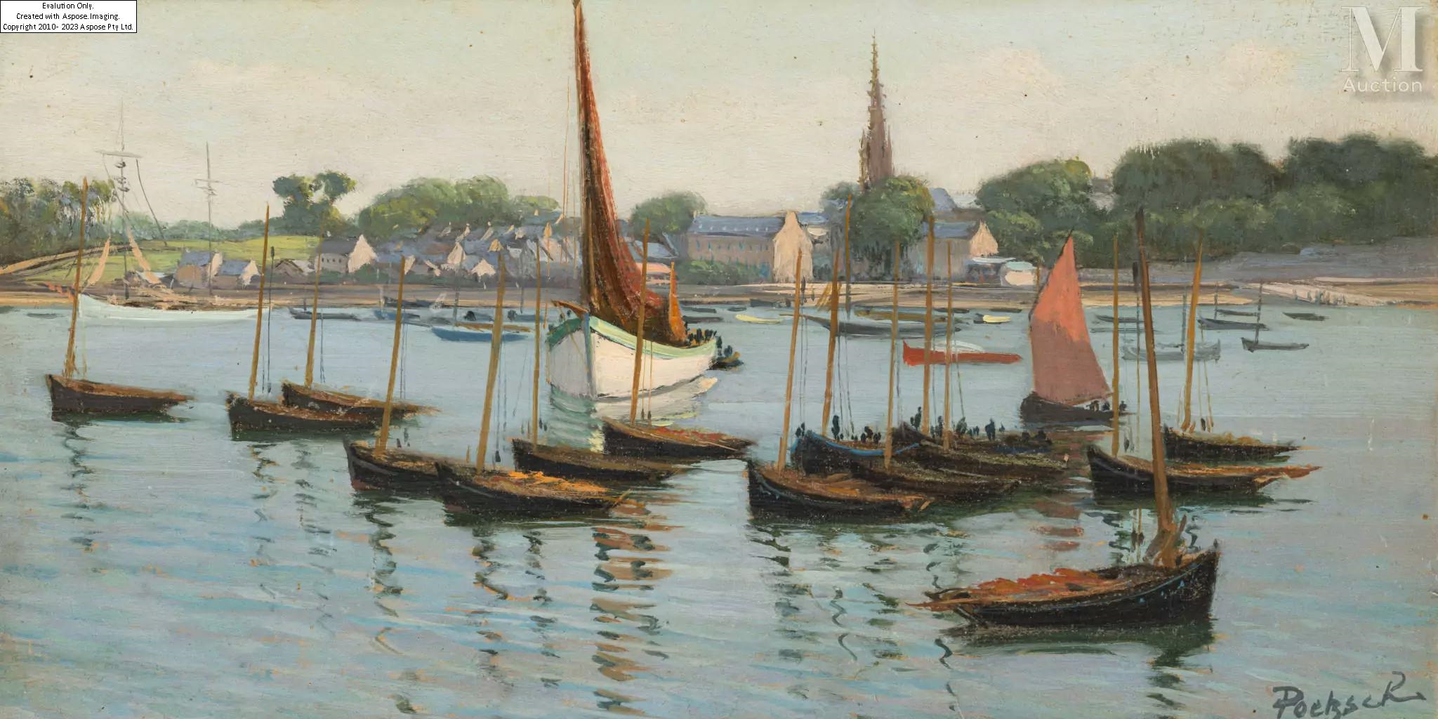 Gustave Poetzsch | L'élégante au verre d'absinthe (1905) | MutualArt