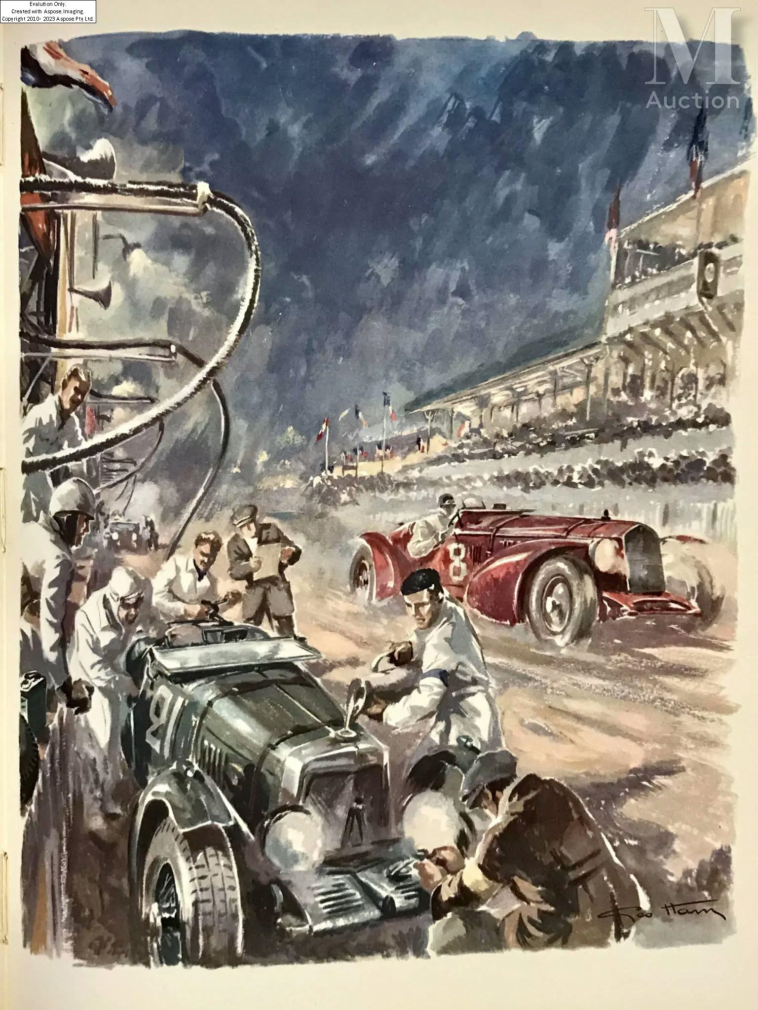 Géo‏ Ham | Les 24 Heures du Mans (1949) | MutualArt