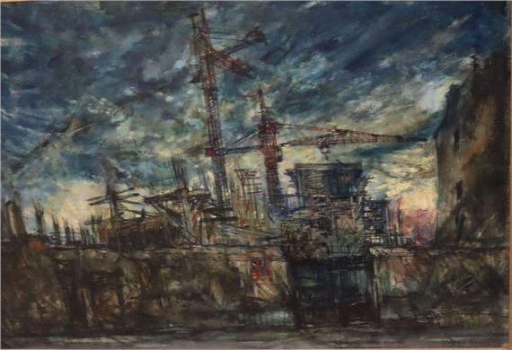 Jean Pascal | Le chantier, la nuit | MutualArt